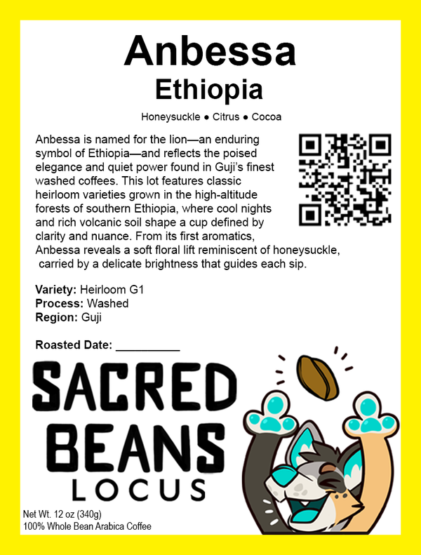 Anbessa – Sacred Beans Coffee